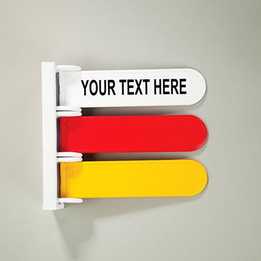 Health Care Logistics Room Status Flag Labeled System, 3 Flags - 19033 ...