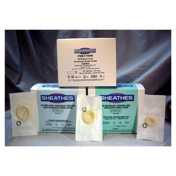 Sheathesâ„¢ - Ultrasound Probe Cover 7/8 X 8 Inch Latex Sterile For us ...