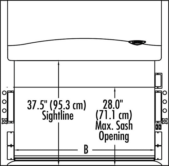 Labconco 4' Protector XL Benchtop Laboratory Hood w/2 Service Fixtures ...